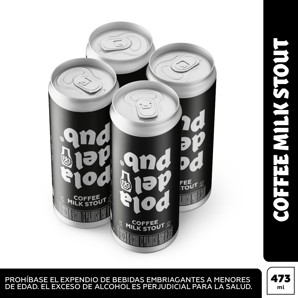 4-Pack Nitro Coffee Milk Stout – Pola del Pub
