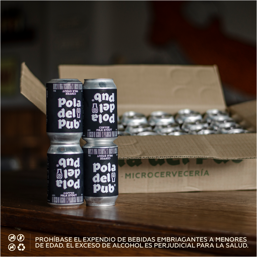 4-Pack Nitro Coffee Milk Stout 330 ml – Pola del Pub